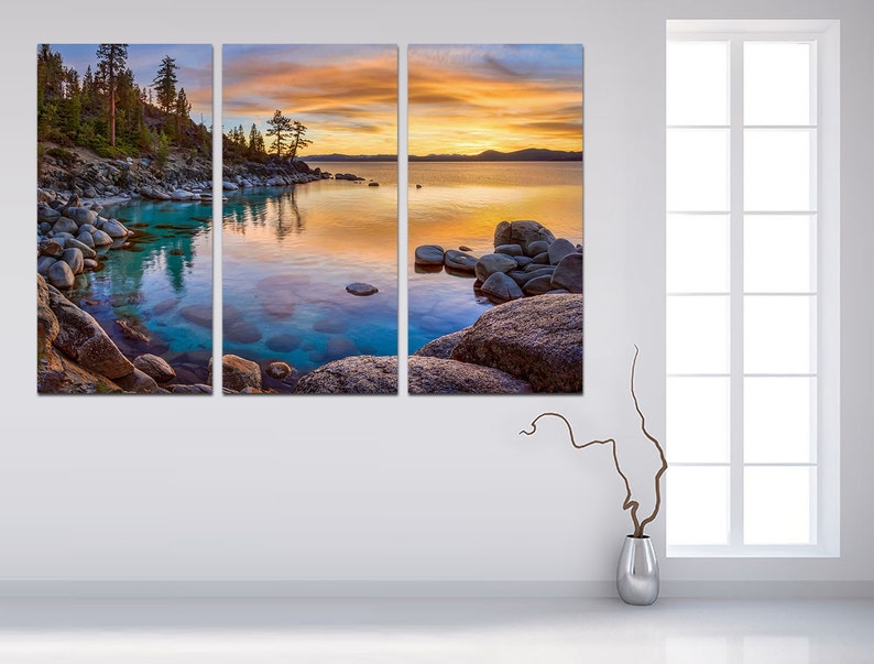 3 Panel Split triptych Canvas Print. 1.5 Deep Frames | Etsy