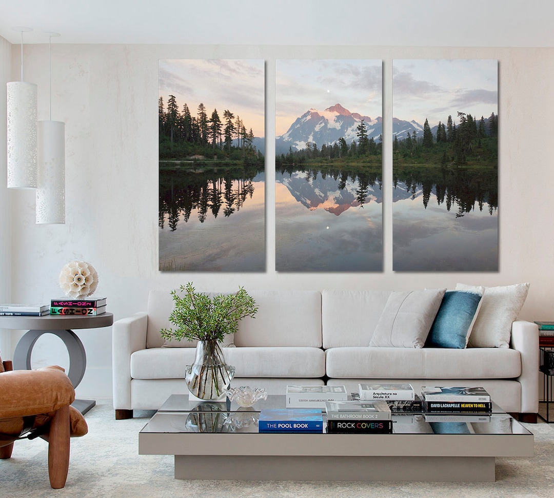 3 Panel Split (triptych) Canvas Print. 1.5" Deep Frames, Beautiful ...