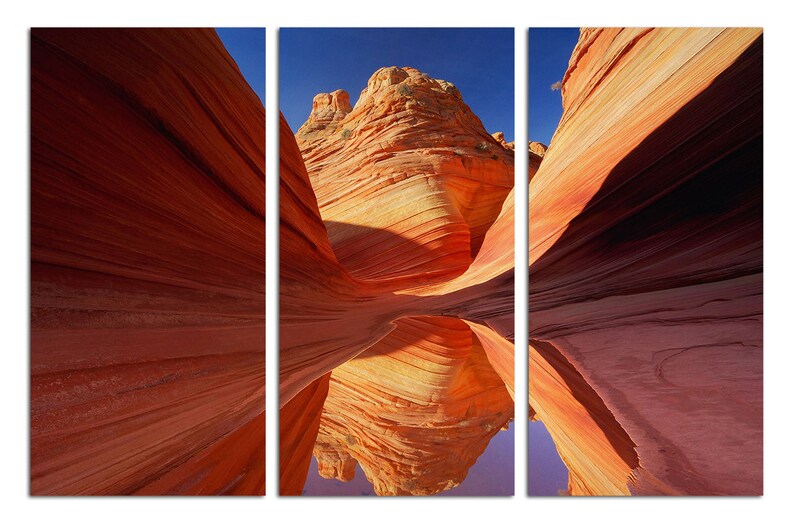3 Panel Split triptych Canvas Print.grand Canyon Photo - Etsy
