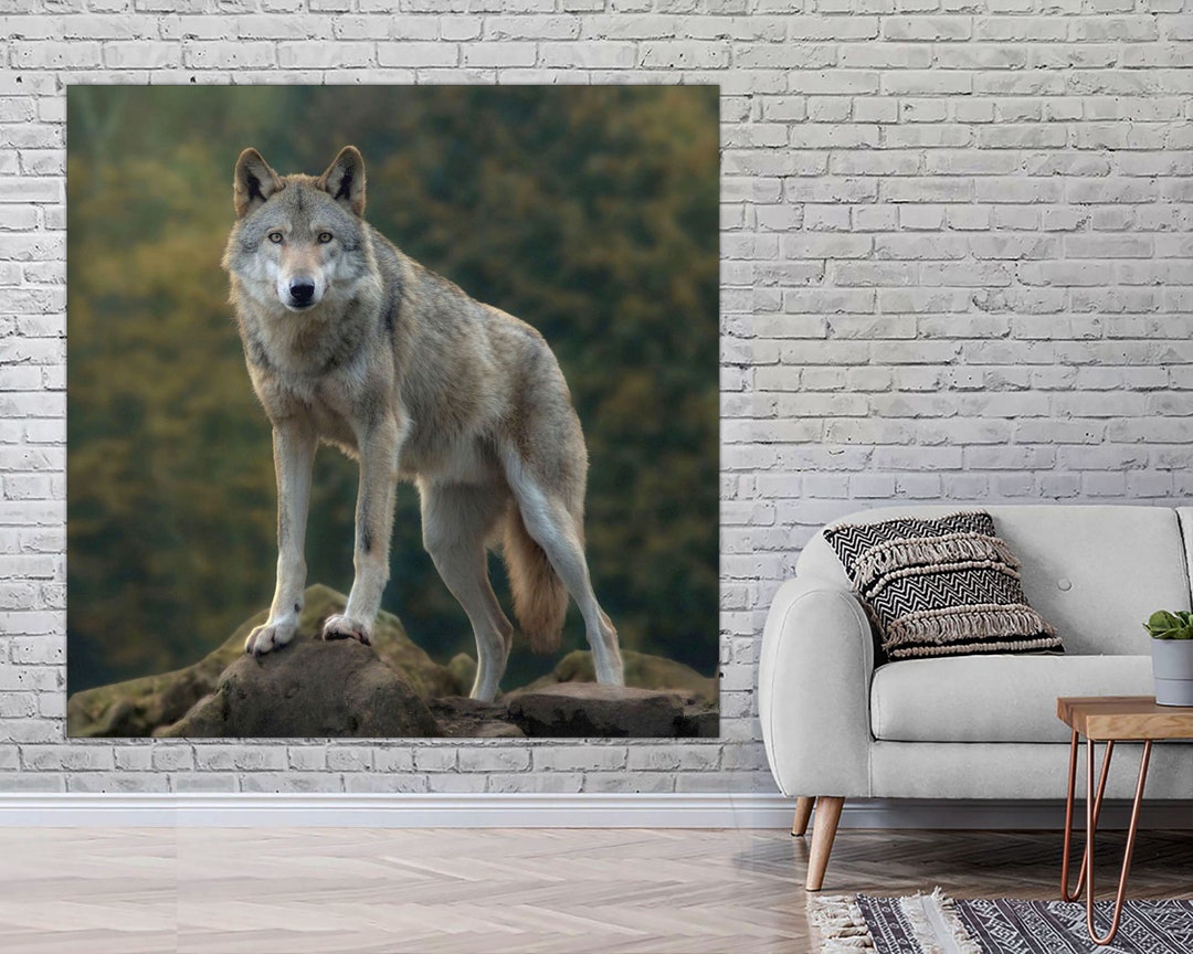 Wolf Wall Art Wolf Wall Decor Wolf Large Wall Art Wolf Large Wall Decor ...
