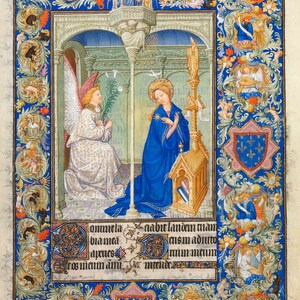 Illuminated Manuscript Reproduction, Canvas Print Resurrection in the ...