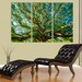 Tree Branches Canvas Print, Sunlight Leaves, 3 Panel Split - Etsy