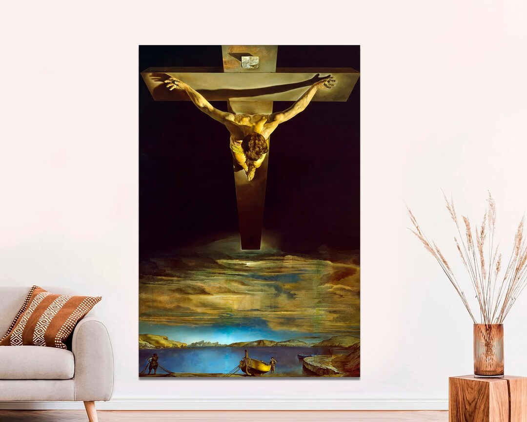 Christ of Saint John of the Cross, Salvador Dali, Canvas Wall Decor ...