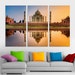3 Panel Split (triptych) Canvas Print. 1.5" Deep Frames, Taj Mahal, for ...