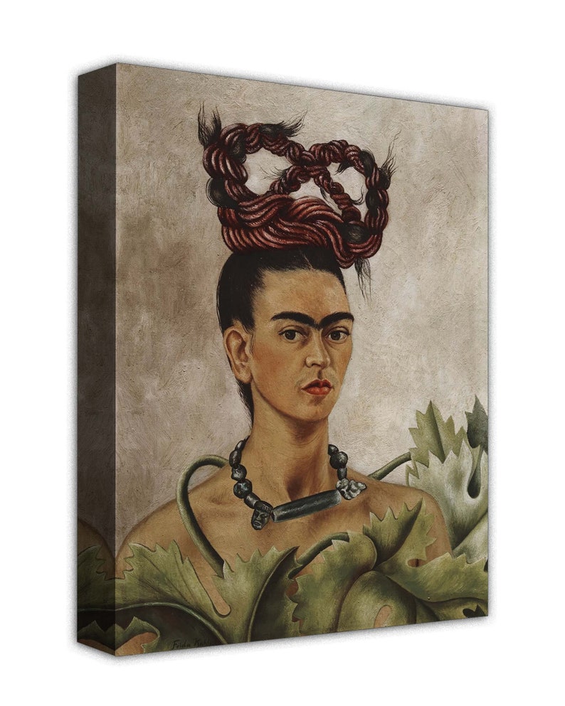 Frida Kahlo Self Portrait With Braid Mexican Artist - Etsy
