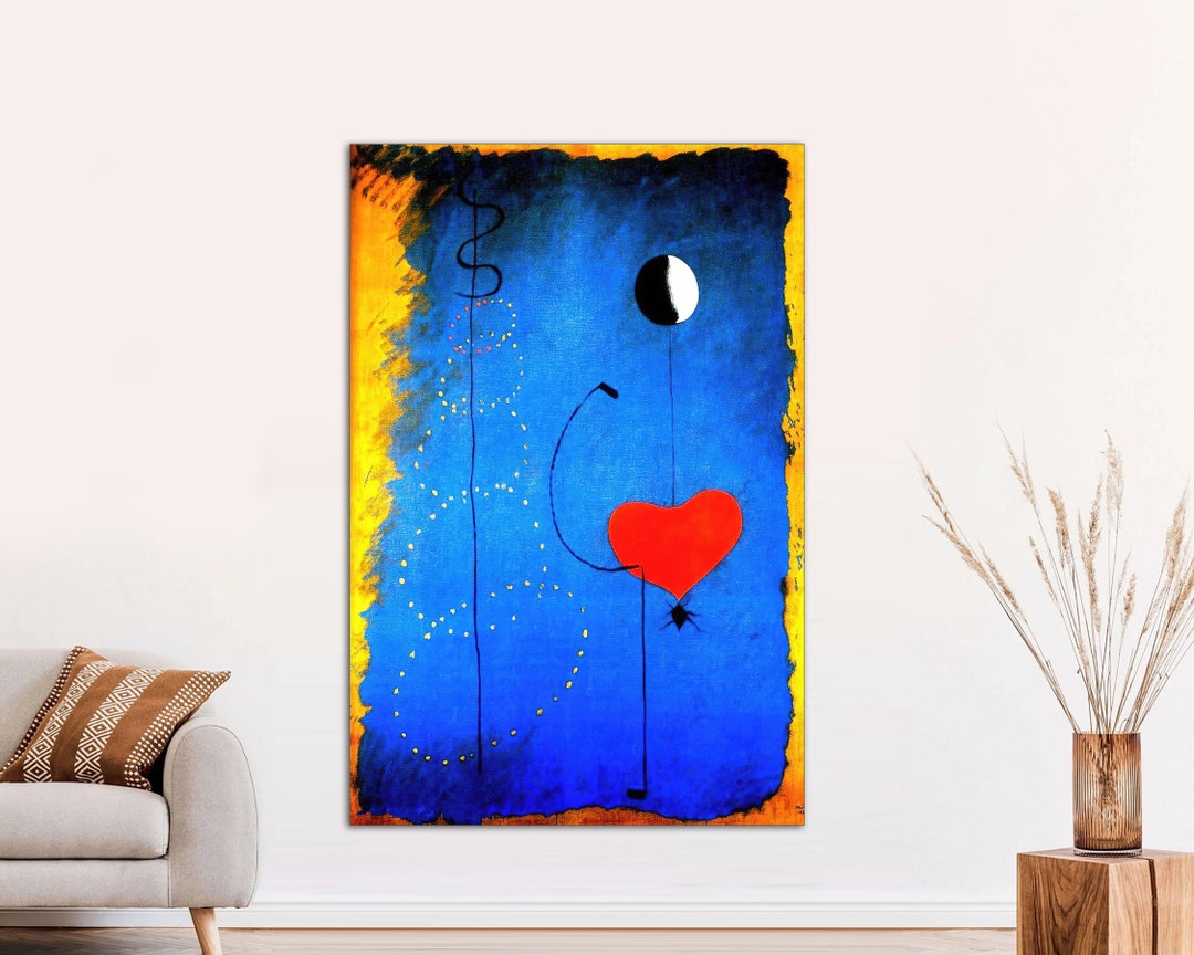 Dancer by Joan Miro Exhibition Surreal Painting Reproduction Canvas ...