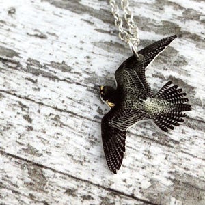 Peregrine Falcon Necklace Falcon Bird of Prey Hawk Falcon | Etsy UK