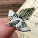 Magpie Pin Badge Magpie Pin Magpie Badge Magpie Brooch - Etsy