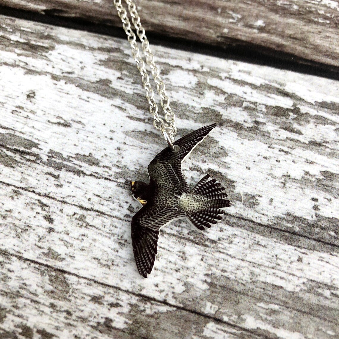 Peregrine Falcon Necklace Falcon Bird of Prey Hawk Falcon | Etsy UK