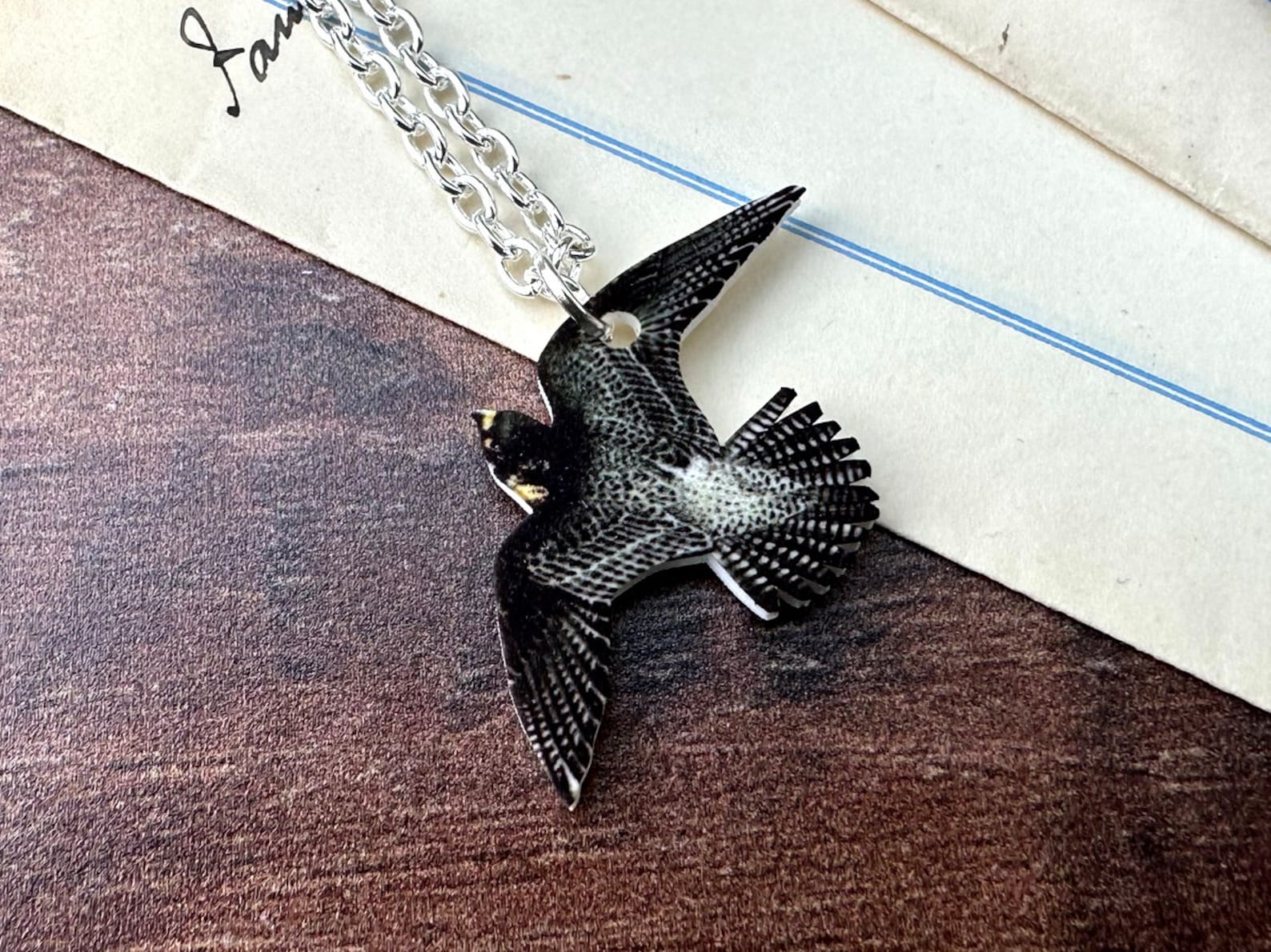 Peregrine Falcon Necklace Falcon Bird of Prey Hawk Falcon - Etsy UK