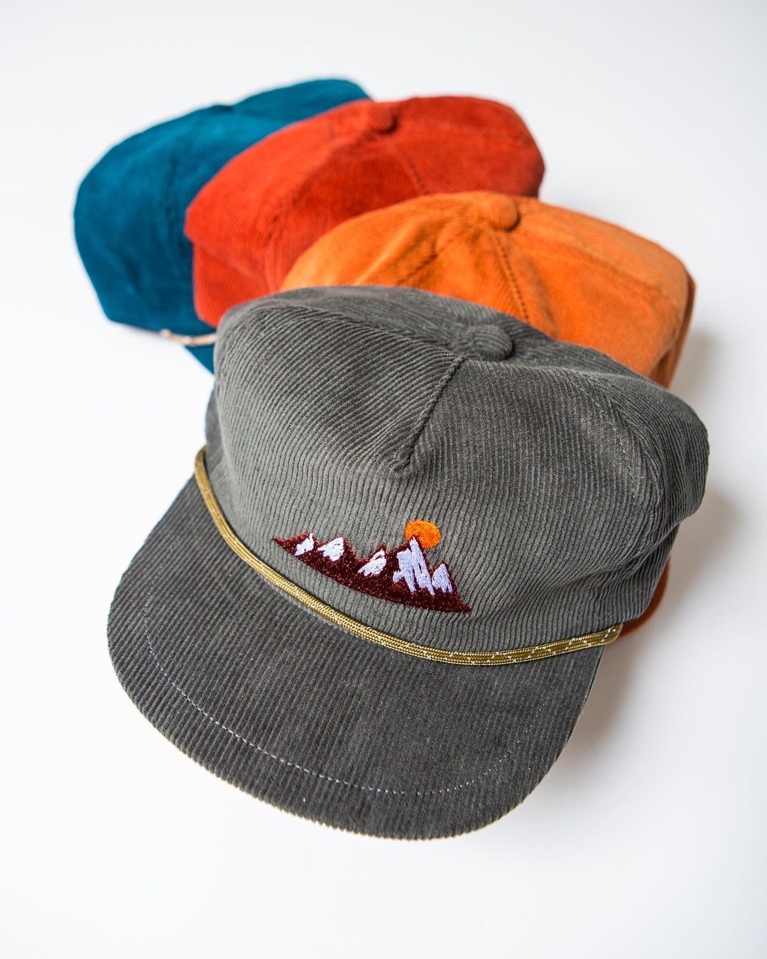 Corduroy Retro Rope Ball Cap Blowfish Designs Made in USA Hat - Etsy