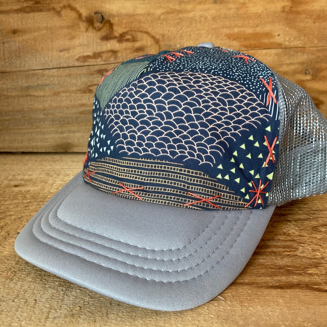Far & Away Blowfish Designs Trucker Hat Medium and Large - Etsy