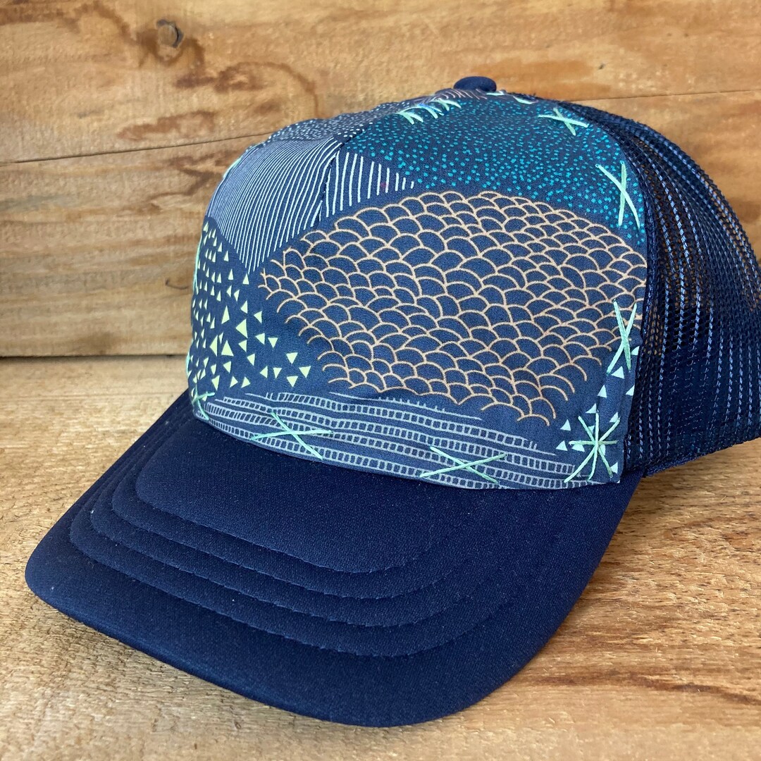Far & Away Blowfish Designs Trucker Hat Medium - Etsy