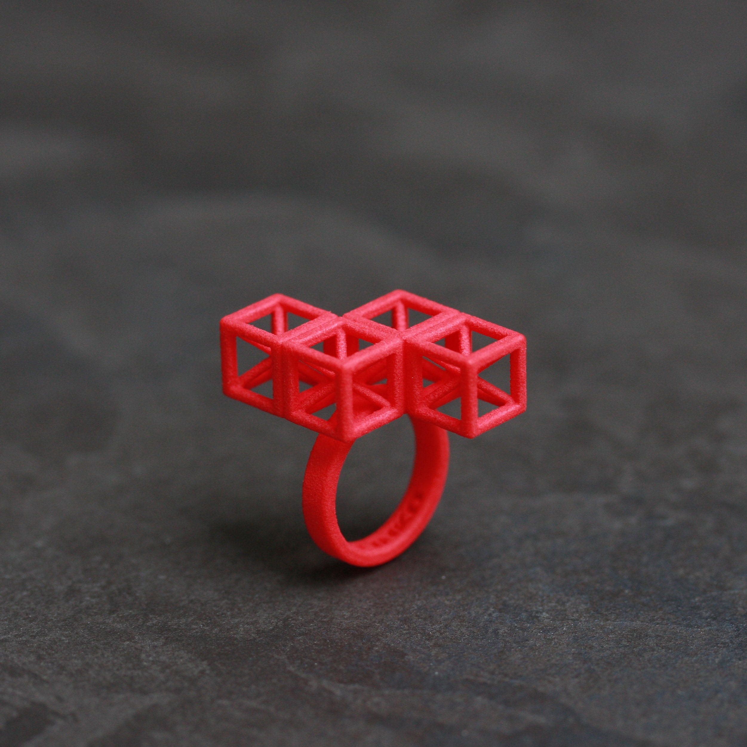 Modern Minimalistic 3D Printed LIGHTNING Ring for Women - Etsy