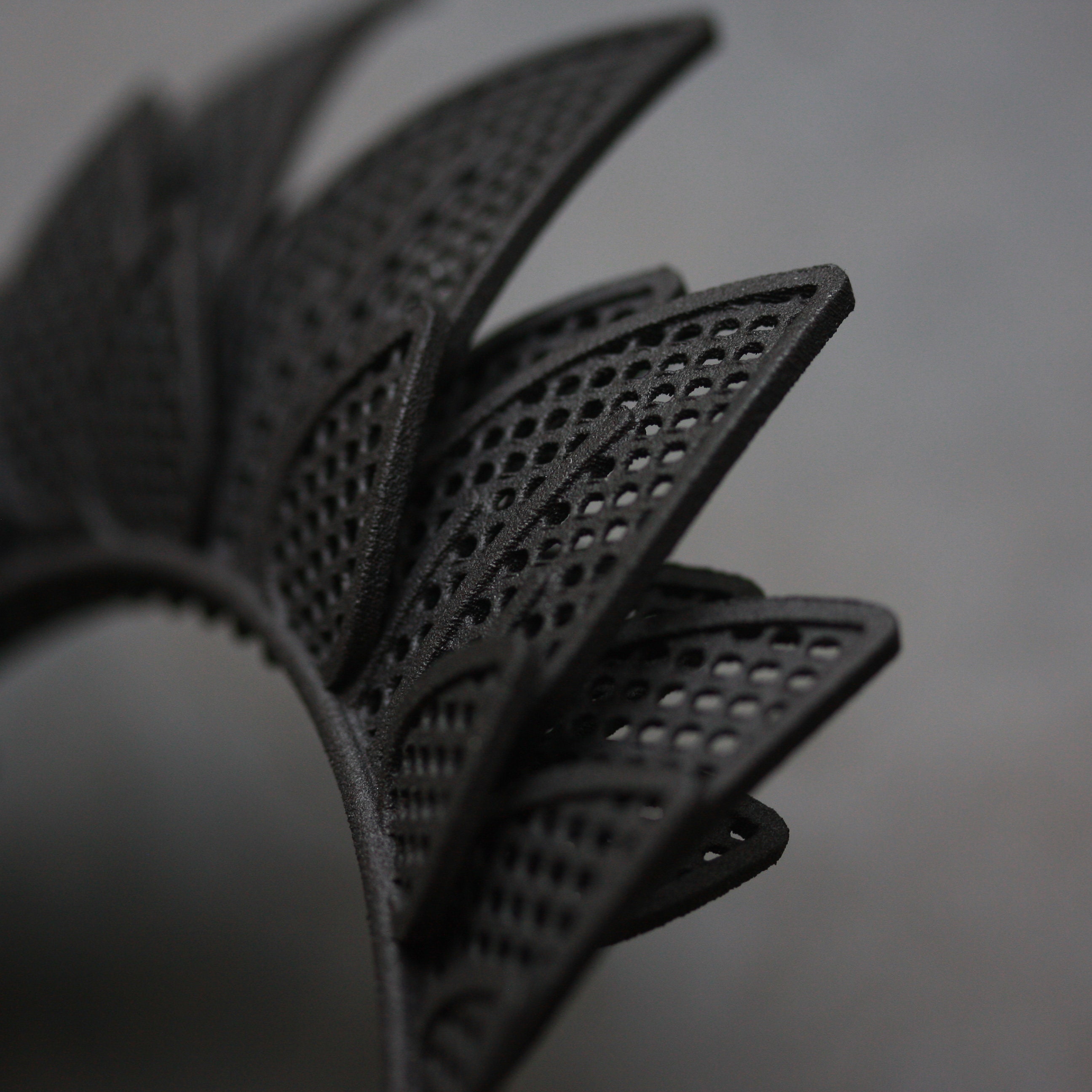 Black MESH Tiara 3D Printed Head Piece Modern Design - Etsy UK