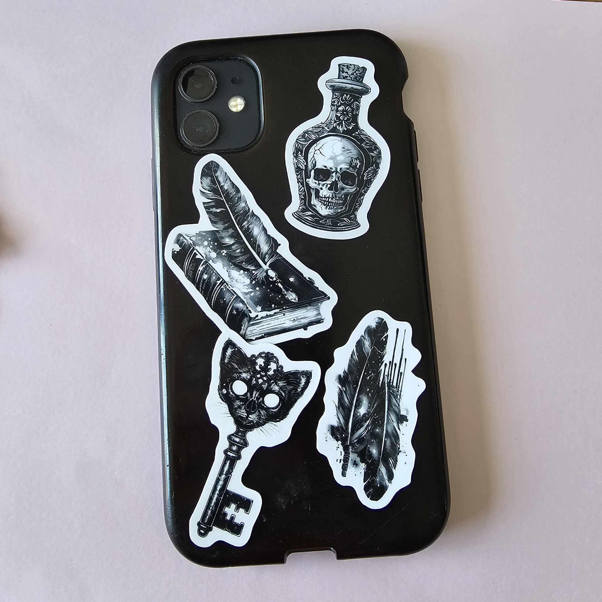 Dark Goth Style Vinyl Stickers X 10 ,dark Goth Stickers,dark Stickers ...