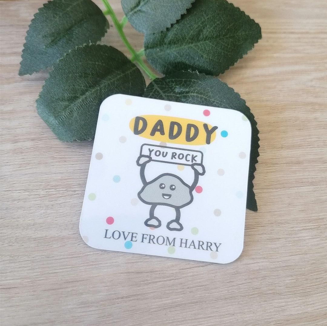 Dad You Rock- Flexi Fridge Magnet-fathers Day-dad Magnet-fridge Magnet ...