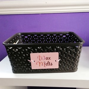 Personalised Loop Hole Tags - Basket Labels,box Tags,vinyl Tags ...