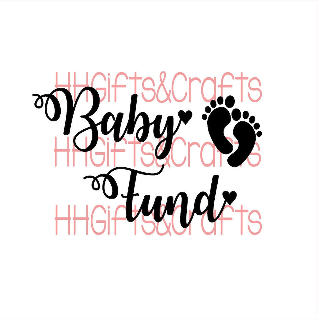 Baby Fund (feet) Vinyl Transfer Decal for Frames/money Box Frames/ikea ...
