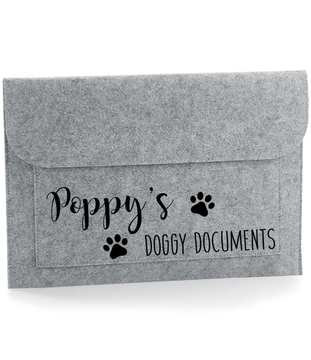 Personalised Pet Document Folder-dog Documents Folder,pet Information ...