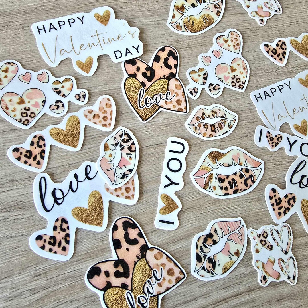 Love / Valentine Sticker Pack X 20 - Cards, Tags, Gifts, Love Stickers ...