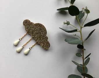 Cloud Brooch | Etsy