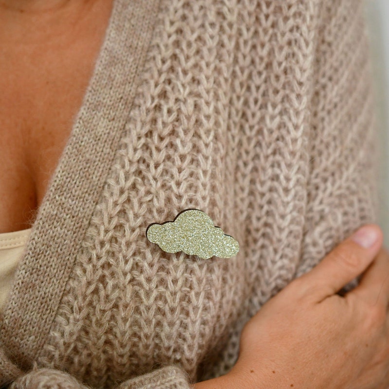 Cloud Brooch - Etsy