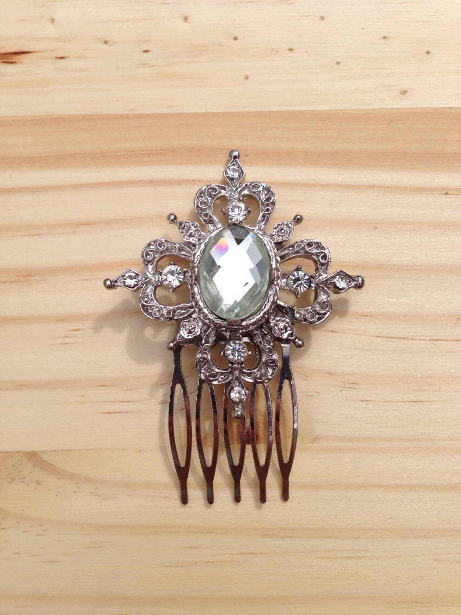 Art Deco Hair Comb: Vintage Wedding Gatsby Costume Comb - Etsy UK