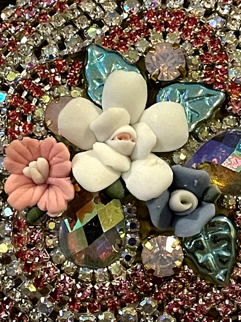 Pink Floral Ornament - Etsy