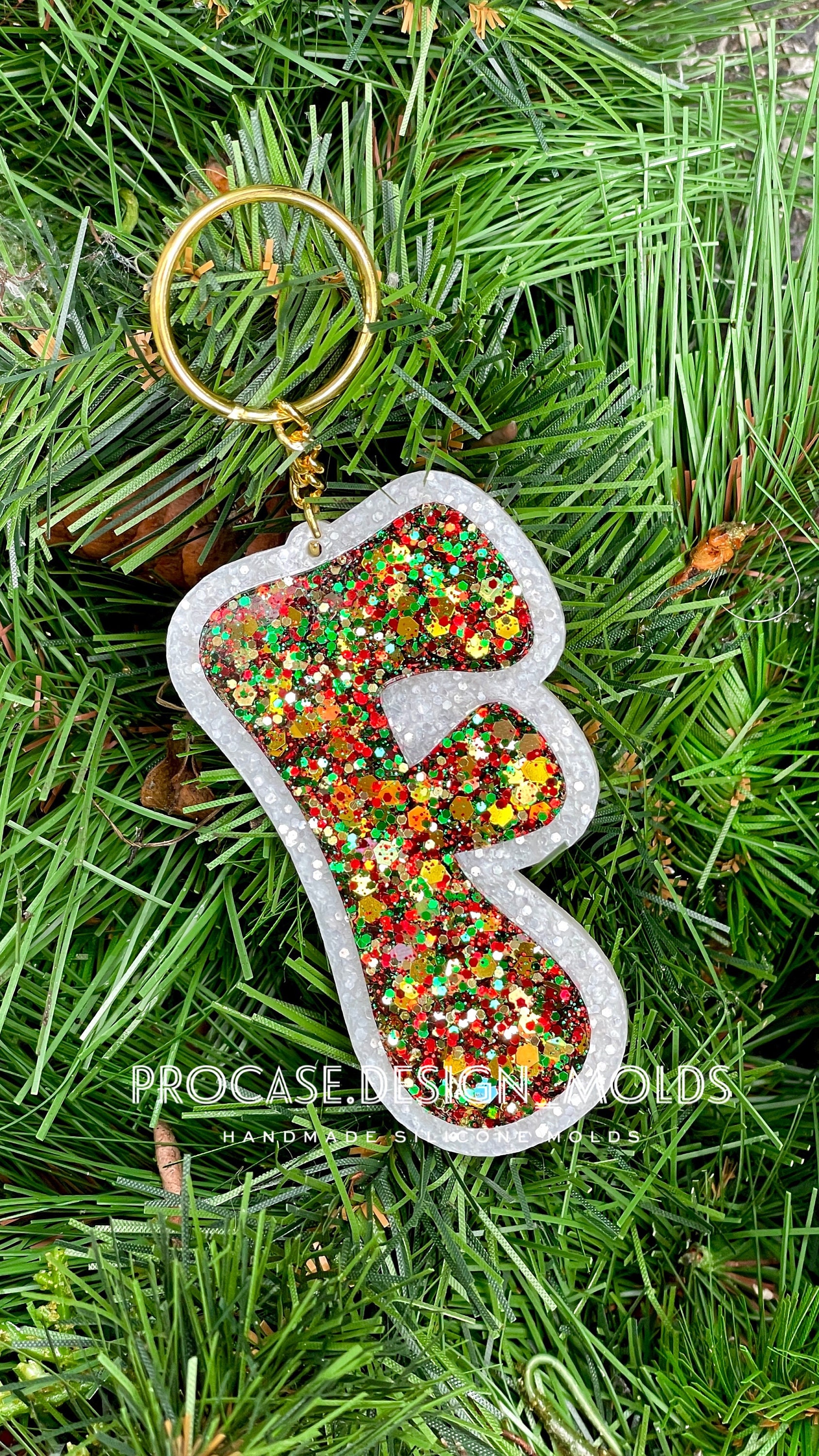 Funky Alphabet Mold for Making Resin Keychains | Letter Silicone Molds ...