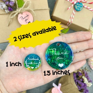 Handmade With Love Mold,thank You Tags Mold, Silicone Mold, Resin Mold ...
