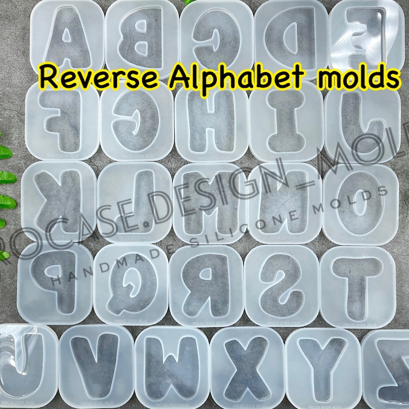 Silicone Alphabet Letters Molds - Etsy