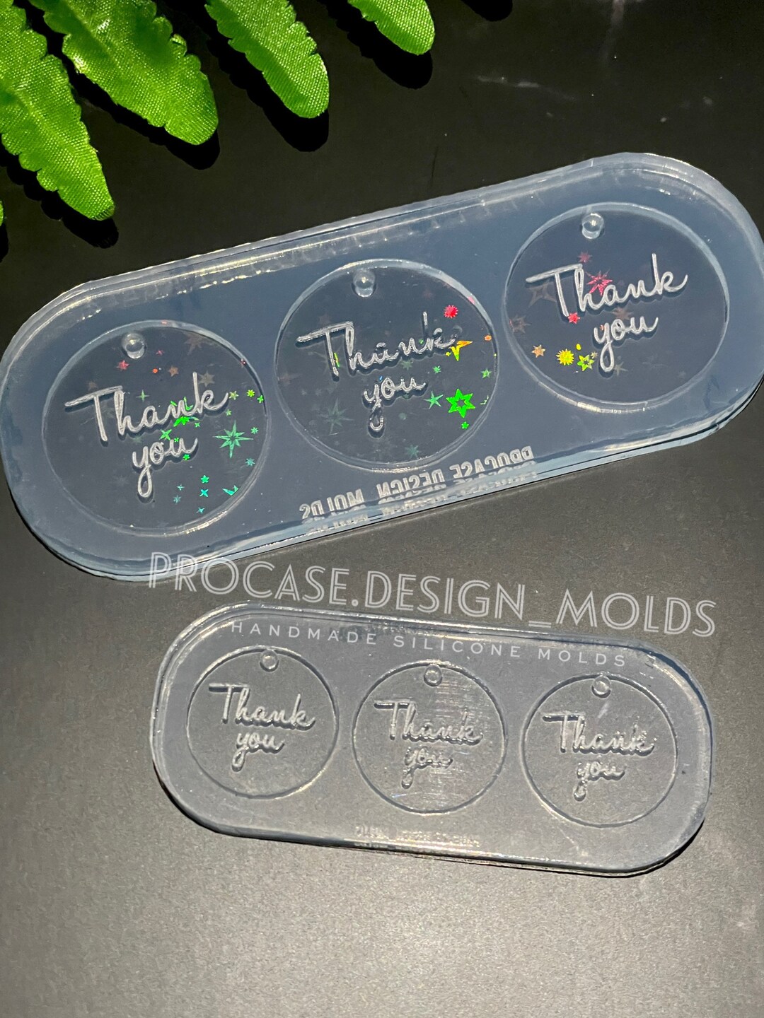 Holographic Thank You Tags Mold(stars), Silicone Mold, Resin Mold ...