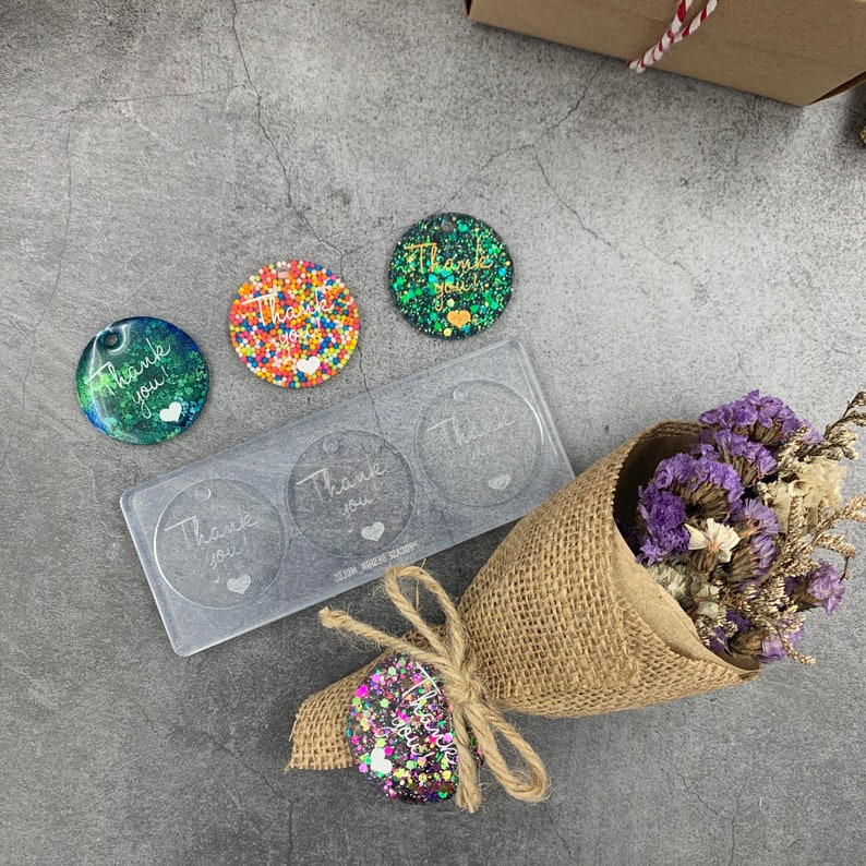 Thank You Tags Mold Silicone Mold Resin Mold Shiny Mold | Etsy
