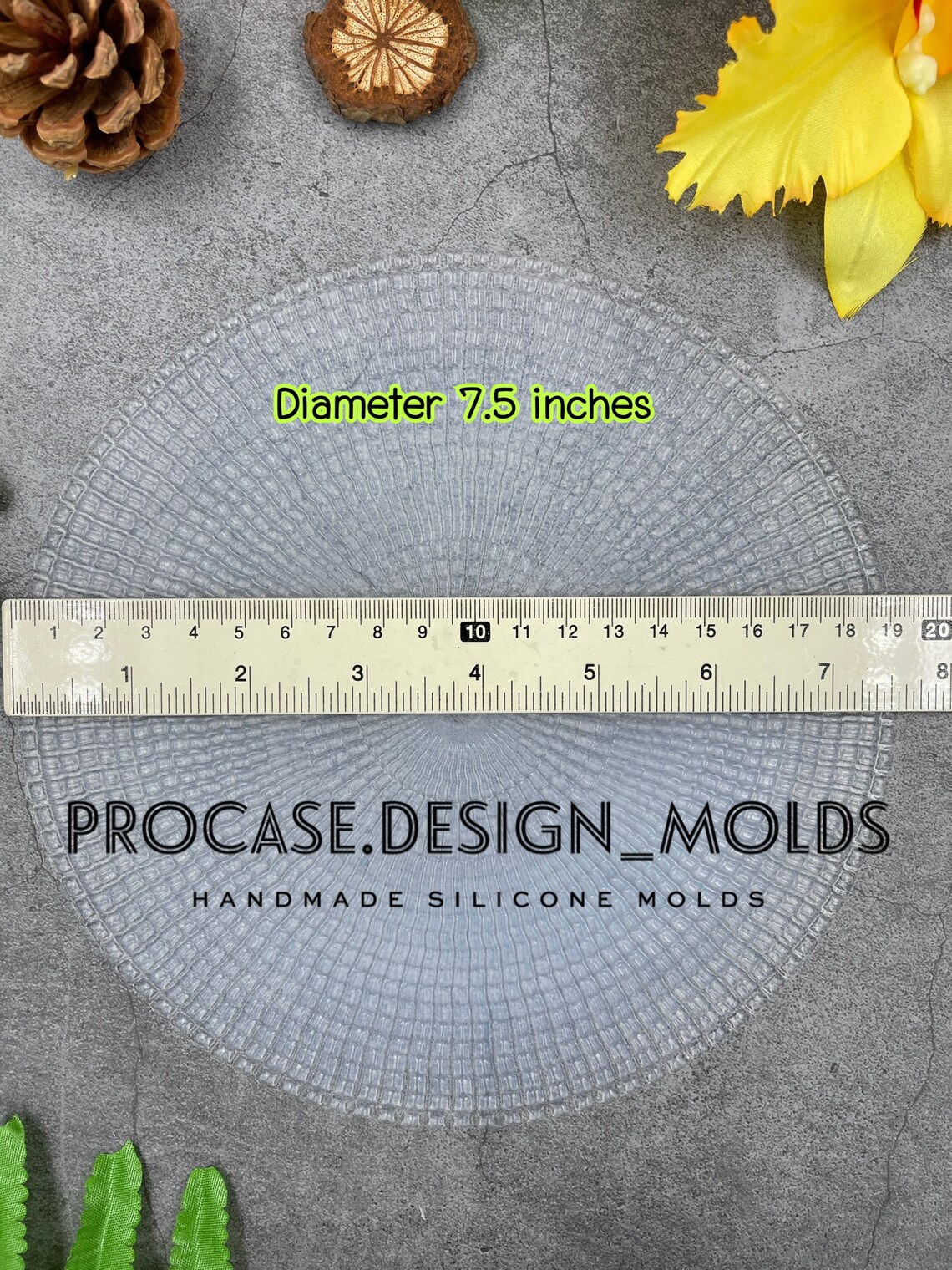 Block Inlay Mold7.5 Inches Inside Mold Druzy Inlay Mold | Etsy