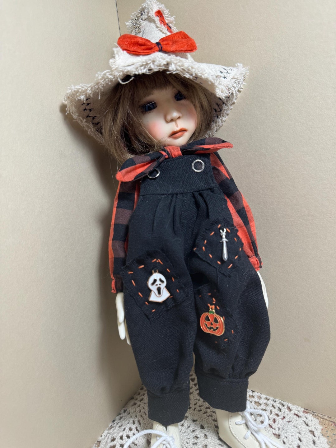 Scarecrow Costume Made to Fit Ruby Red/ww 14-15” Doll or Similar Dolls ...