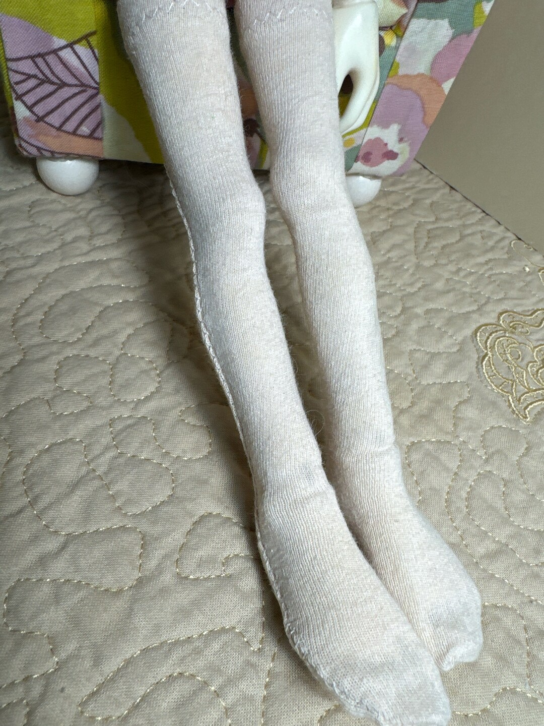 Cream Stockings for Your Dolls From Connie Lowe to Paola R Dolls - Etsy