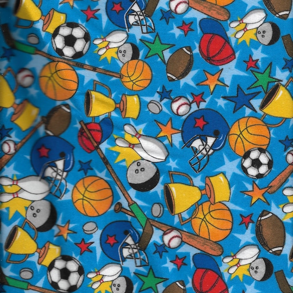 Football Flannel Fabric - Etsy