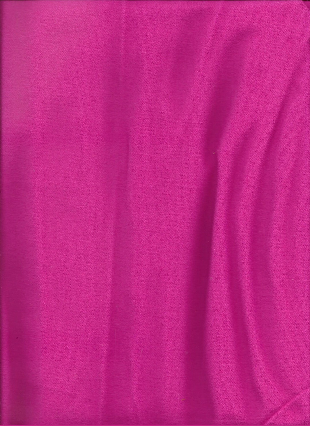 New Hot Pink Solid Flannel Solid Fabric by the Half Yard - Etsy