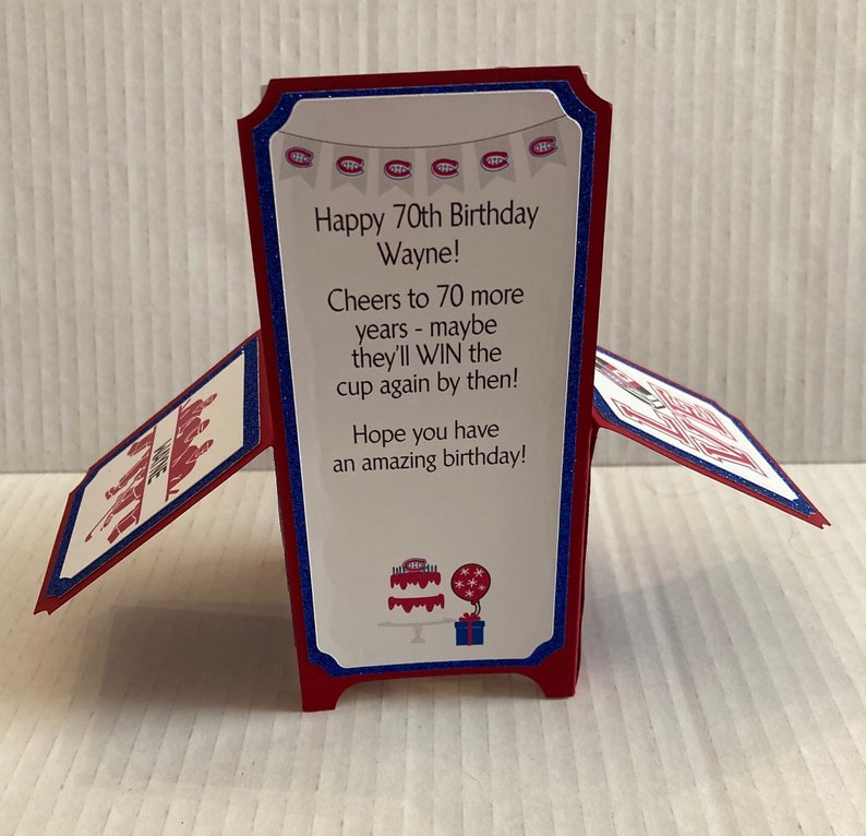 Montreal Canadiens Birthday Card - Etsy