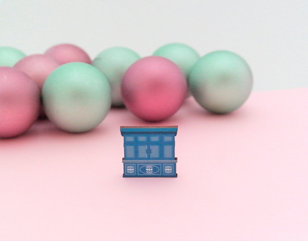 Maltese Balcony Pin, Turquoise From Ethically Sourced Wood, Malta Badge ...