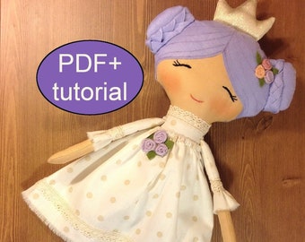 Rag Doll Sewing Pattern & Tutorial 18 Doll Pattern PDF | Etsy