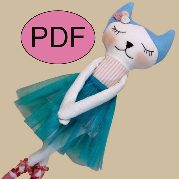 Rag Doll Cat Pattern - Etsy