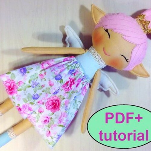 Fairy Doll Pdf Sewing Pattern and Photo Tutorial Including | Etsy