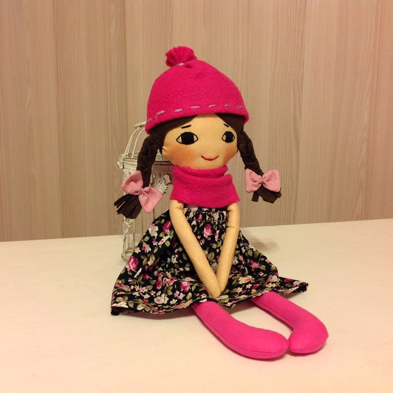 Rag Doll Sewing Pattern And Tutorial Pdf Cloth Doll Pattern Rag Etsy