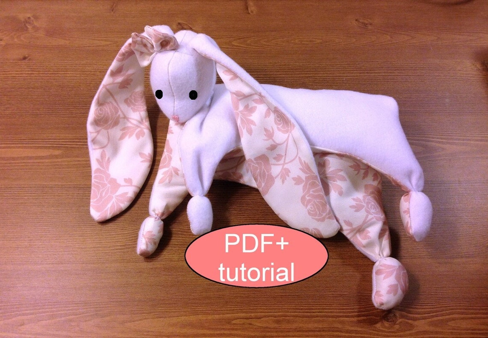 Bunny Lovey PDF Sewing Pattern Bunny Pattern Snuggle Bunny - Etsy UK