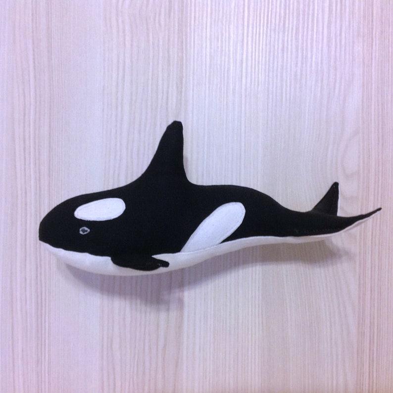 Orca sewing pattern PDF Orca pattern & tutorial Stuffed whale - Etsy France