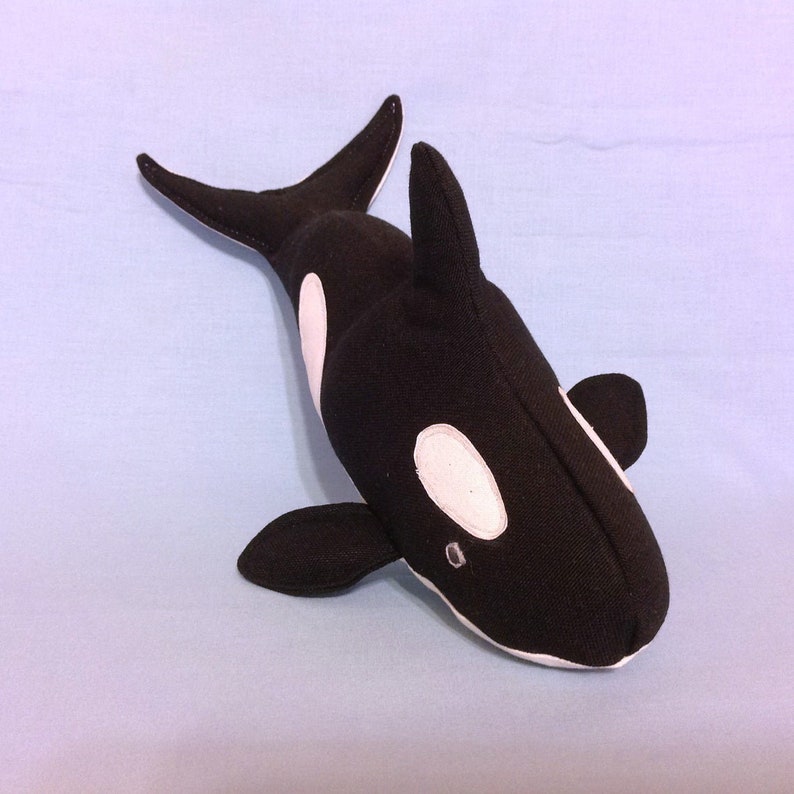 Orca sewing pattern PDF Orca pattern & tutorial Stuffed whale - Etsy France