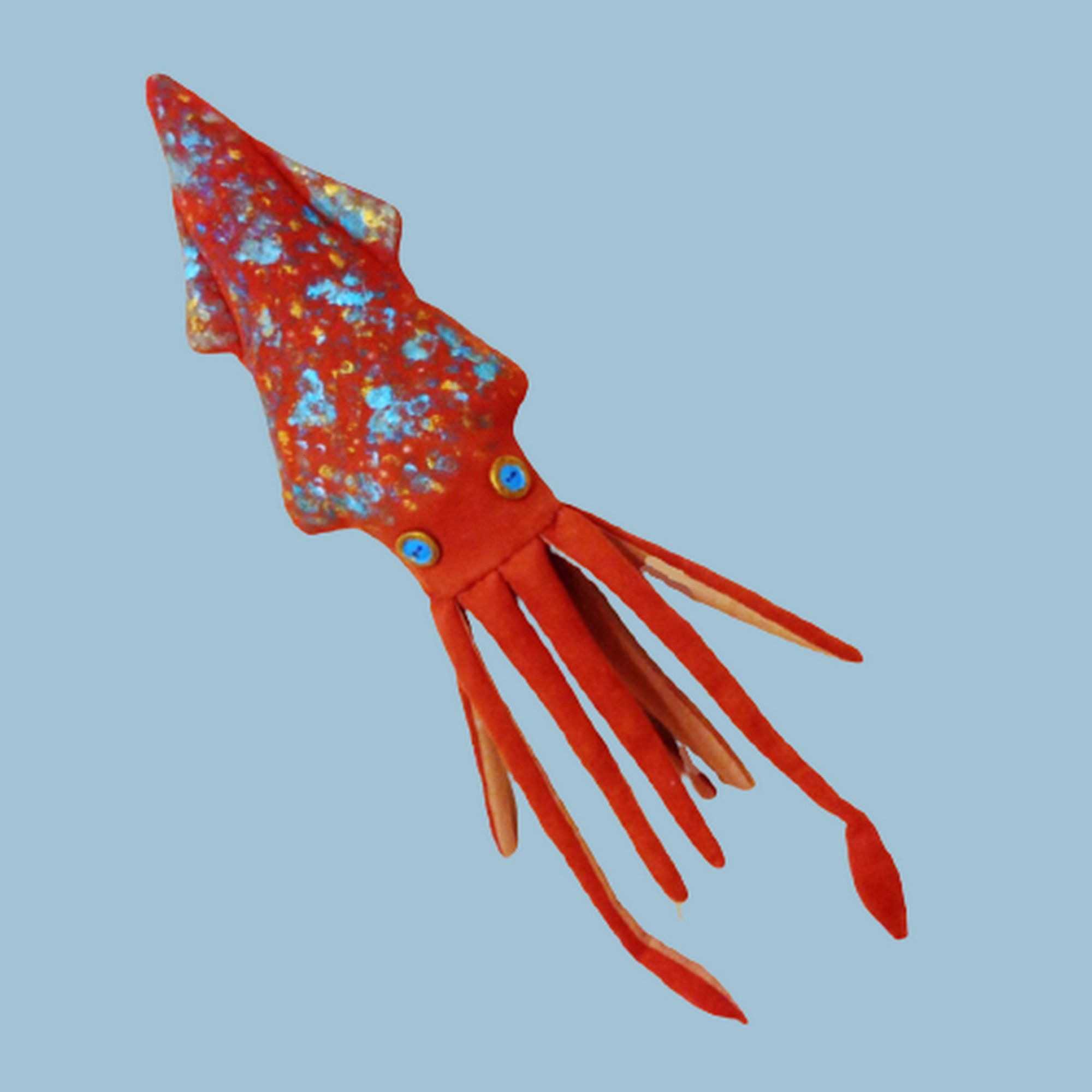 Squid Plush Pattern Squid Toy Sewing Pattern and Tutorial PDF - Etsy