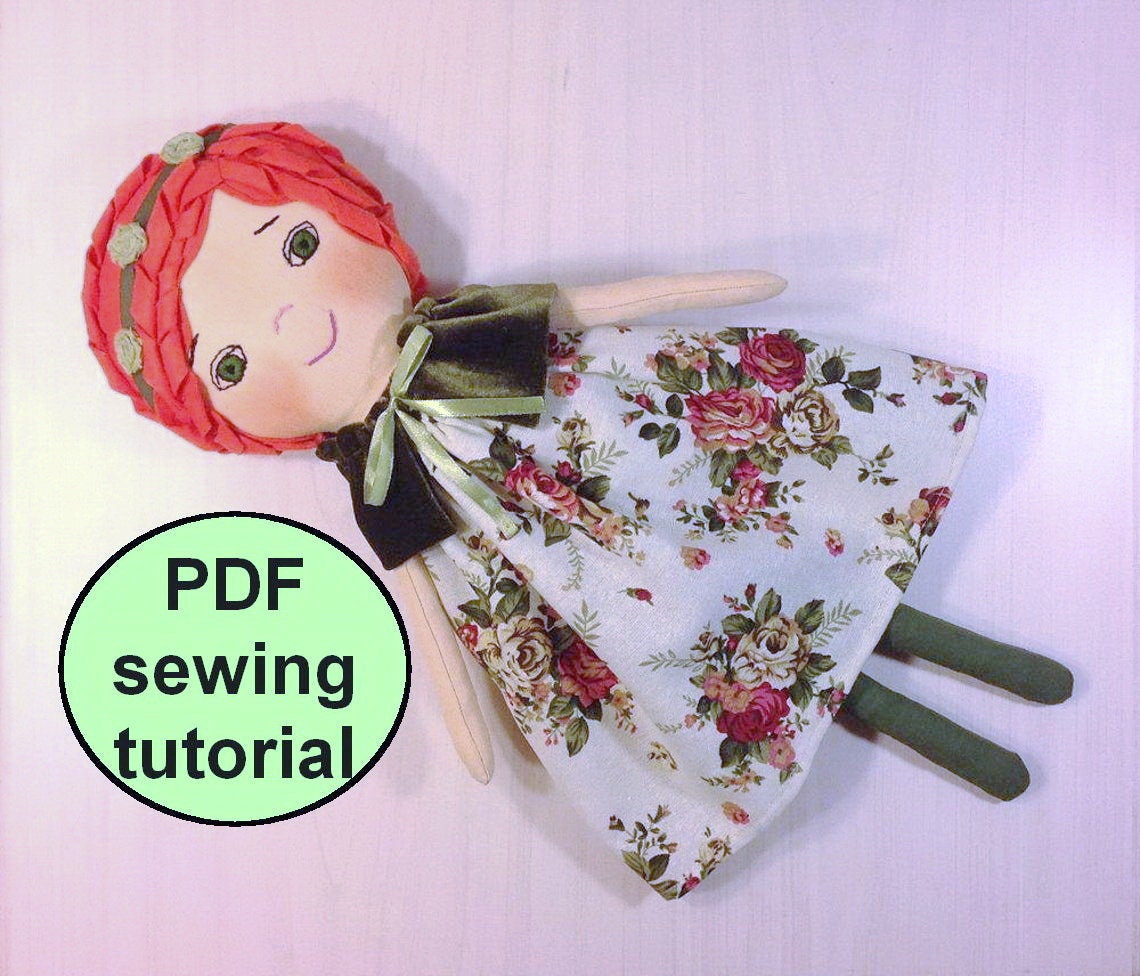 Rag Doll Sewing Pattern Cloth Doll Pattern Fabric Doll Pattern - Etsy UK